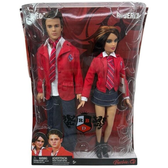 Mattel | Toys | Nrfb Diego Roberta Rebelde Rbd Barbie Doll Set N2754 ...